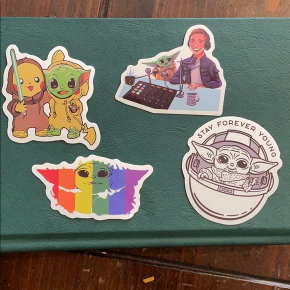 Office | Baby Yoda Sticker Pack | Poshmark